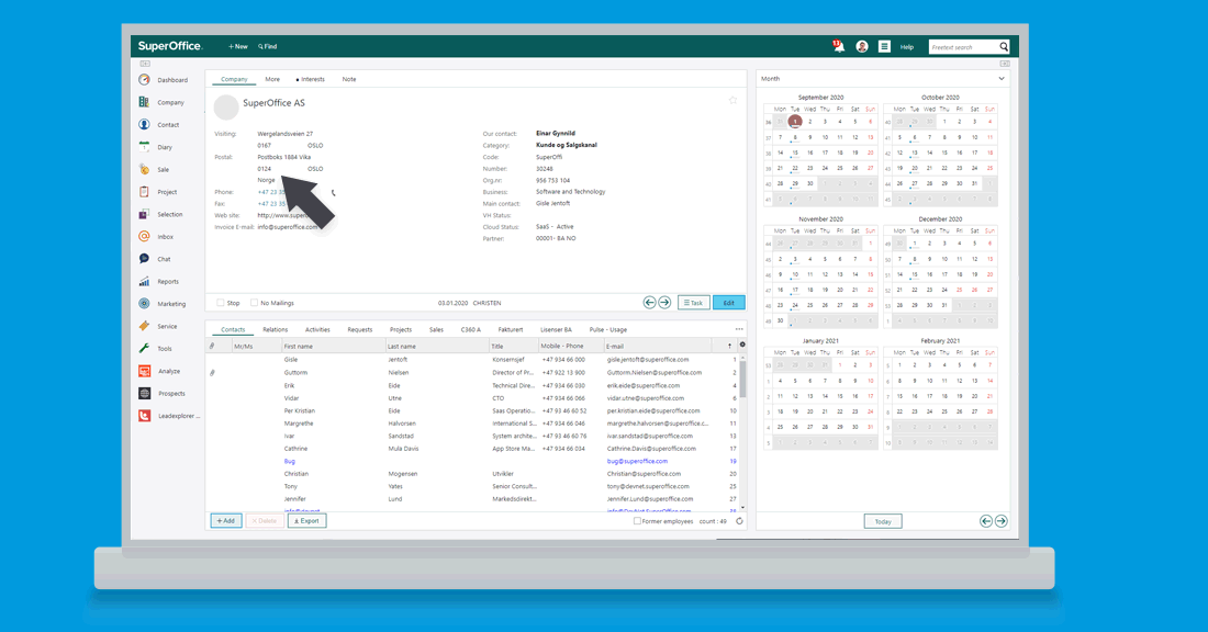 Business Intelligence, KPI-Tracking and Analytics - SuperOffice